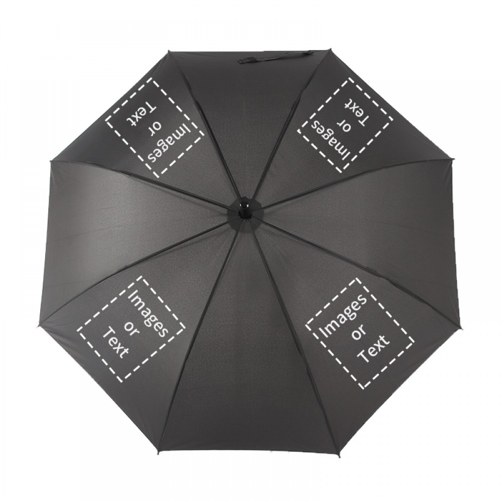 Custom made 40 inch 8 Ribs strick umbrella, windproof and waterproof ...